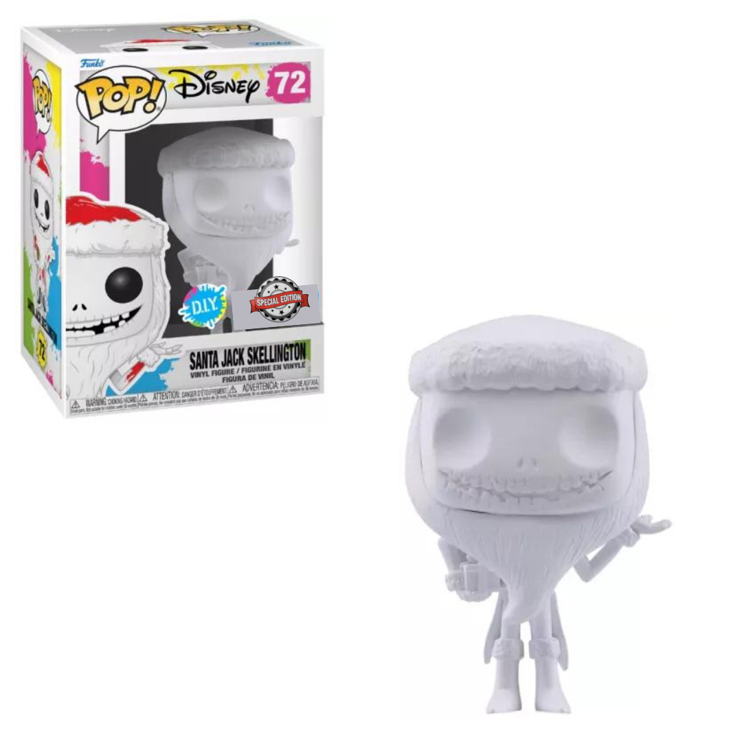 Funko POP! Disney #72 Santa Jack Skellington DIY – POP Fantasia